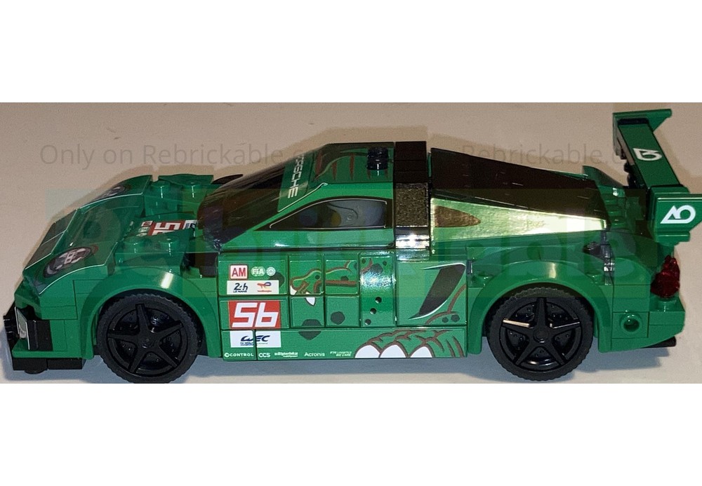 LEGO MOC 76925 'Rexy' Porsche 911 Racing Car - Alternate Build For ...