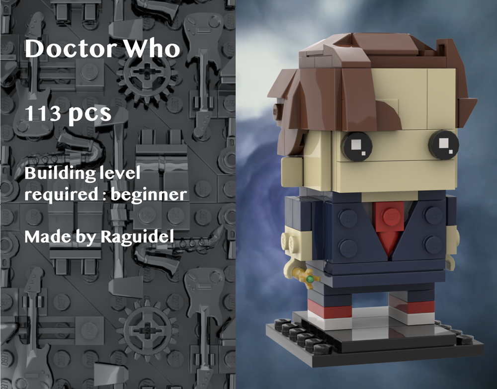 LEGO MOC Doctor Who (The tenth Doctor) Brickheadz v2 by raguidel ...