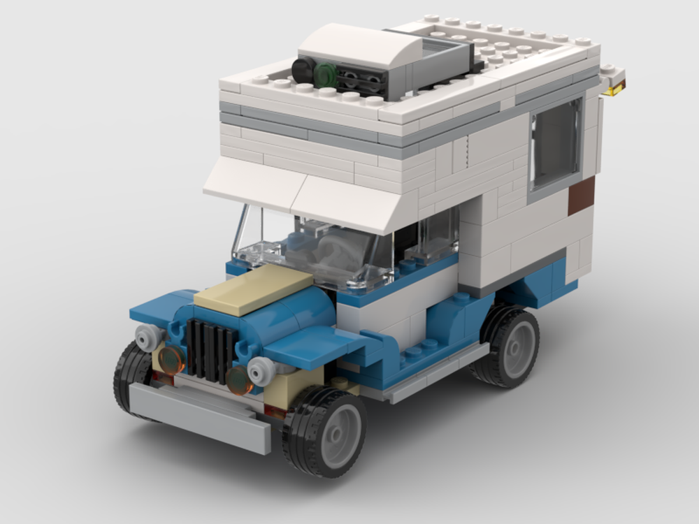 LEGO MOC vintage truck camper by EBbuilds | Rebrickable - Build with LEGO