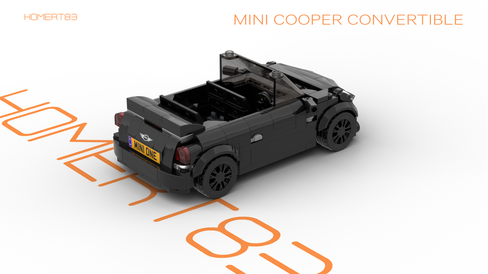 Lego Moc Mini Cooper Convertible 2020 By Homert83 Rebrickable Build