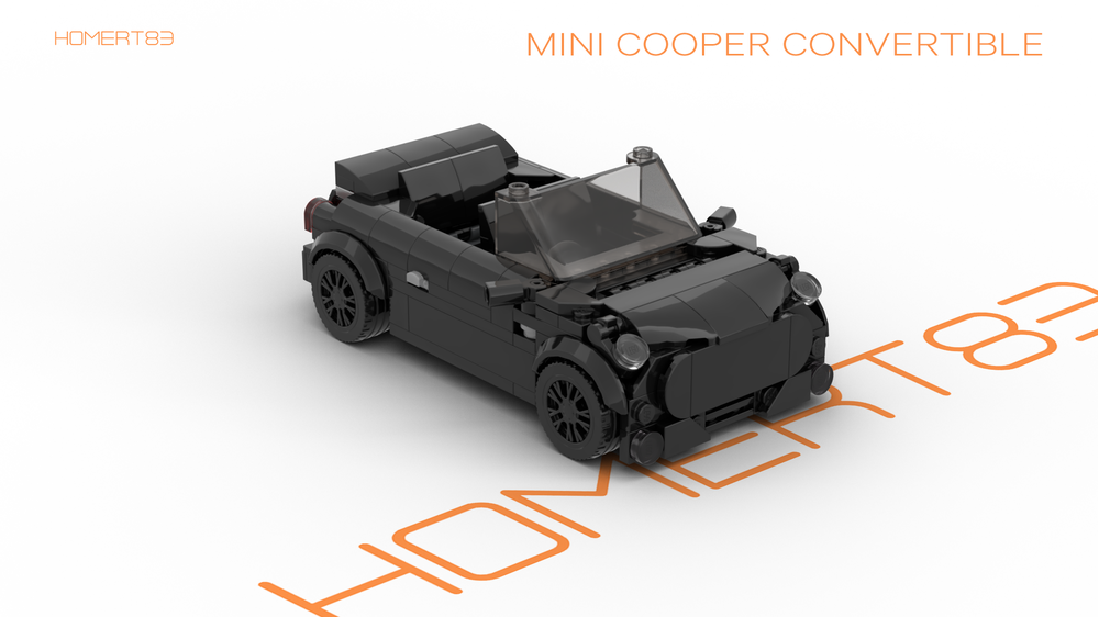 Lego Moc Mini Cooper Convertible 2020 By Homert83 Rebrickable Build
