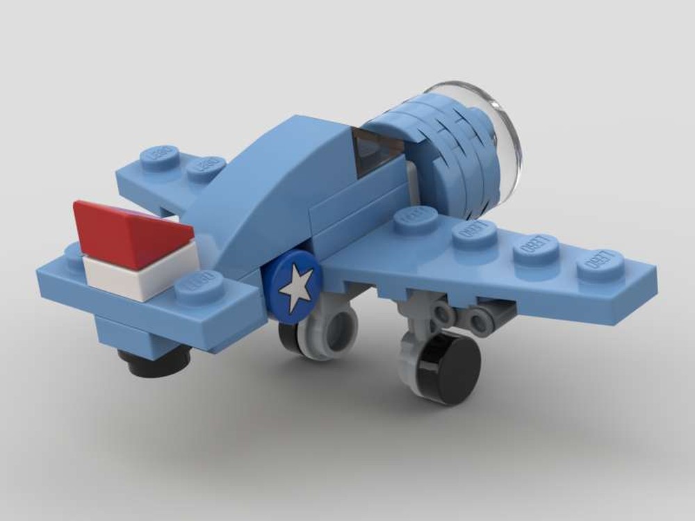 LEGO MOC Lego mini Grumman F4F Wildcat by Soulfire_160 | Rebrickable ...