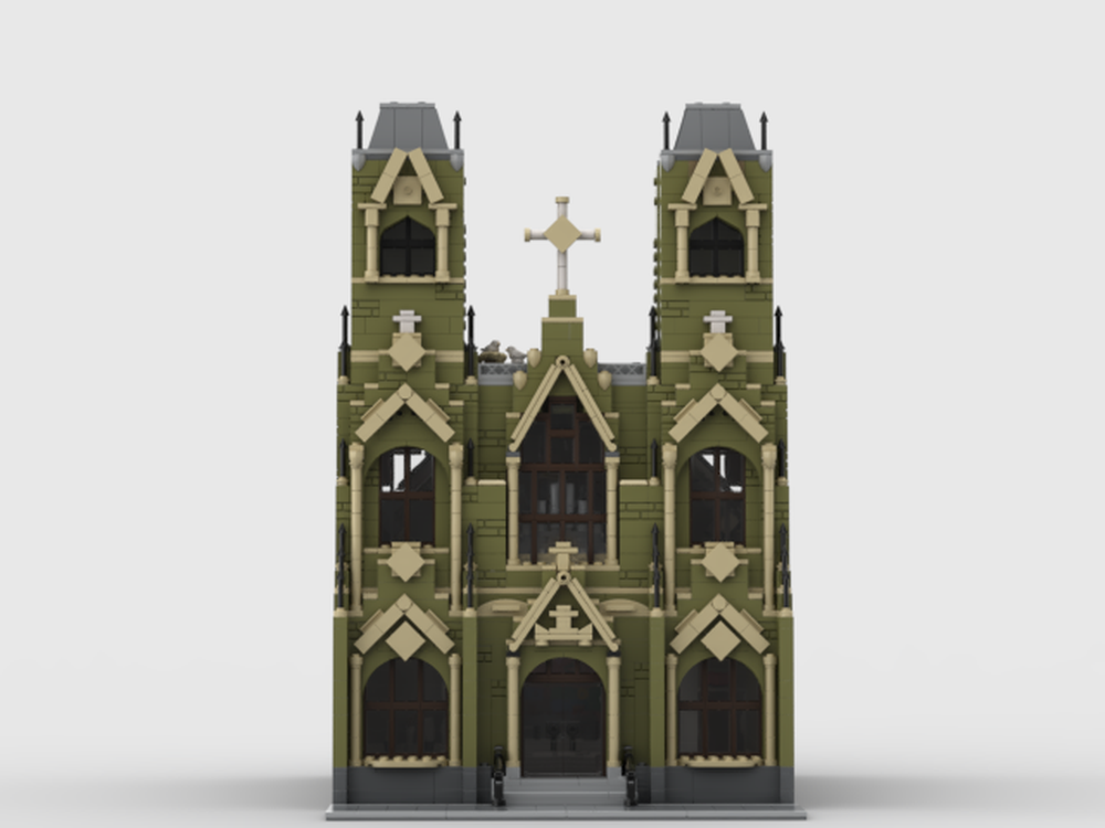 Lego Moc Cathedral By Prixard Rebrickable Build With Lego