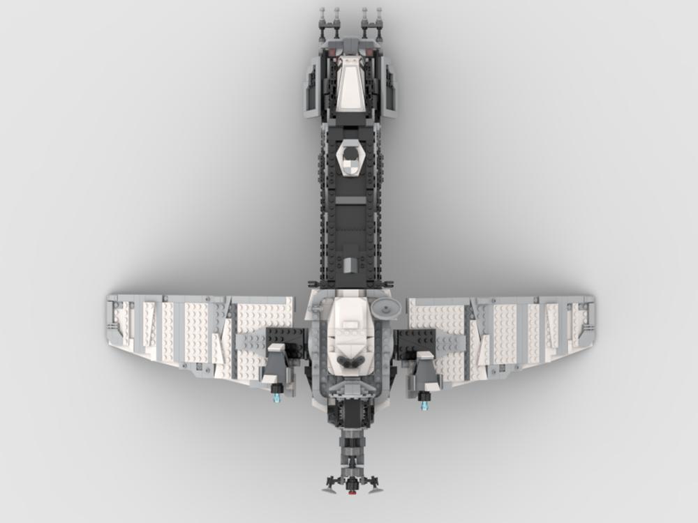 Lego Moc Dropship For 80 Best Alt Build By Flowly Rebrickable