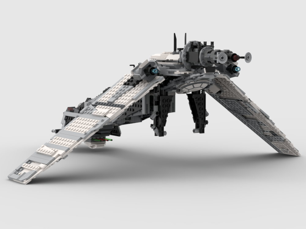 Lego Moc Dropship For 80 Best Alt Build By Flowly Rebrickable