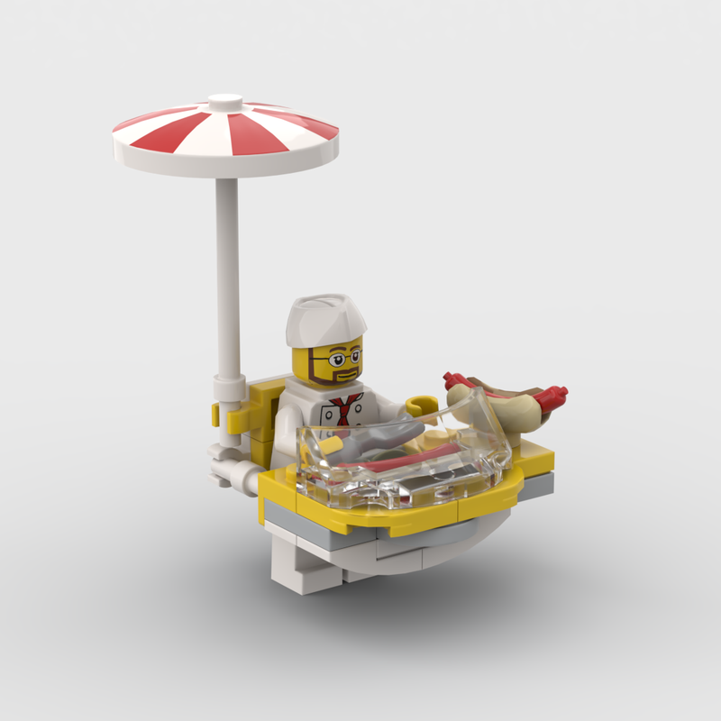 LEGO MOC Street vendor by BrickHappens | Rebrickable - Build with LEGO