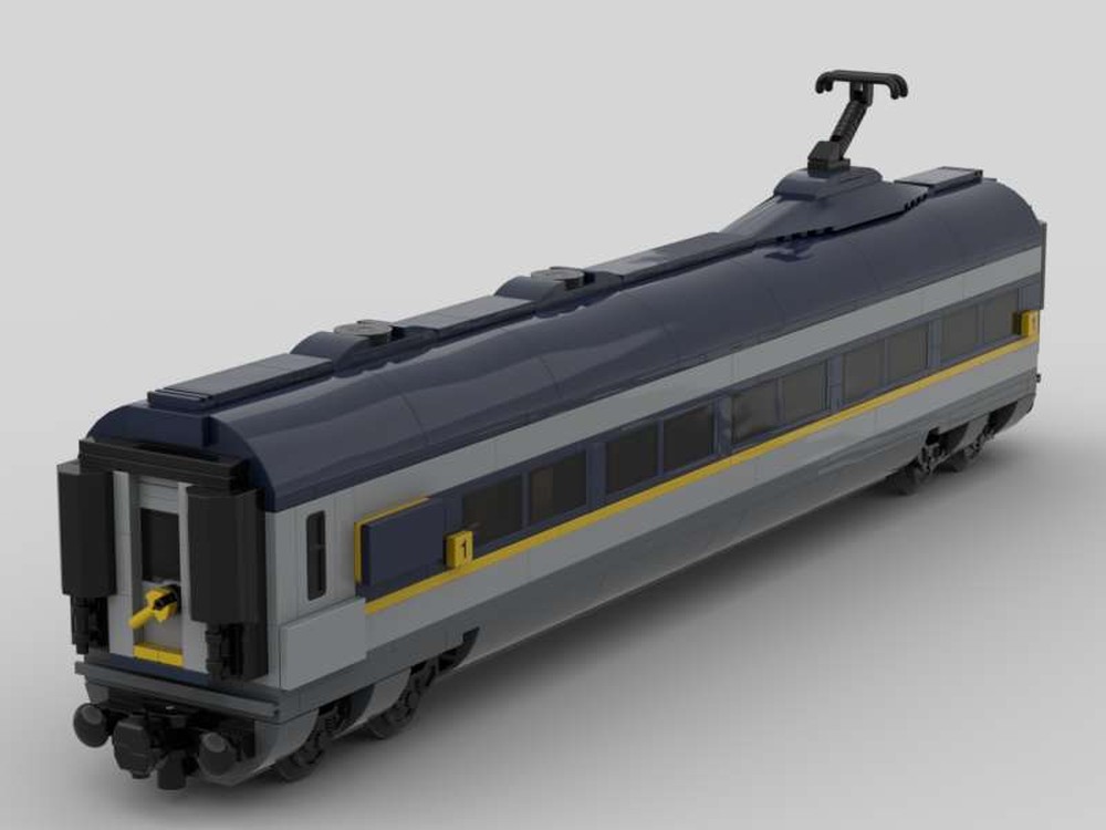 Lego Moc Class 374 Eurostar Passenger Coach 1st Class By Bedwell
