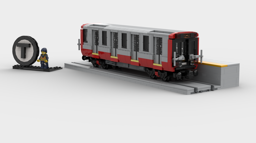 LEGO MOC MBTA Red Line Subway Train by MassBayBricks | Rebrickable ...