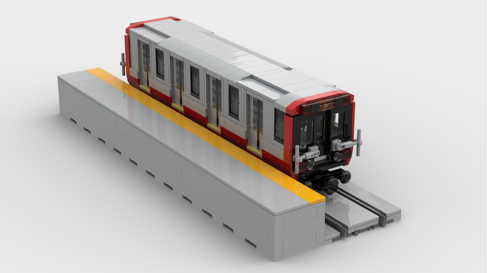 LEGO MOC MBTA Red Line Subway Train by MassBayBricks | Rebrickable ...
