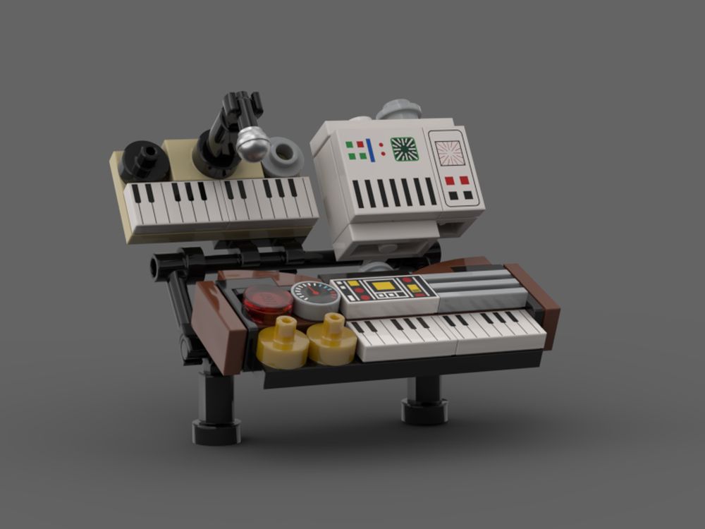 Lego Moc Minifig Scale Instruments By Godspeedyoubrickemperor