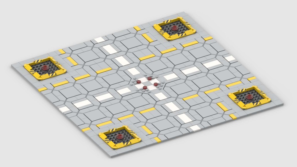 LEGO MOC Classic Space - Landing pad v2 by Aventurium | Rebrickable ...