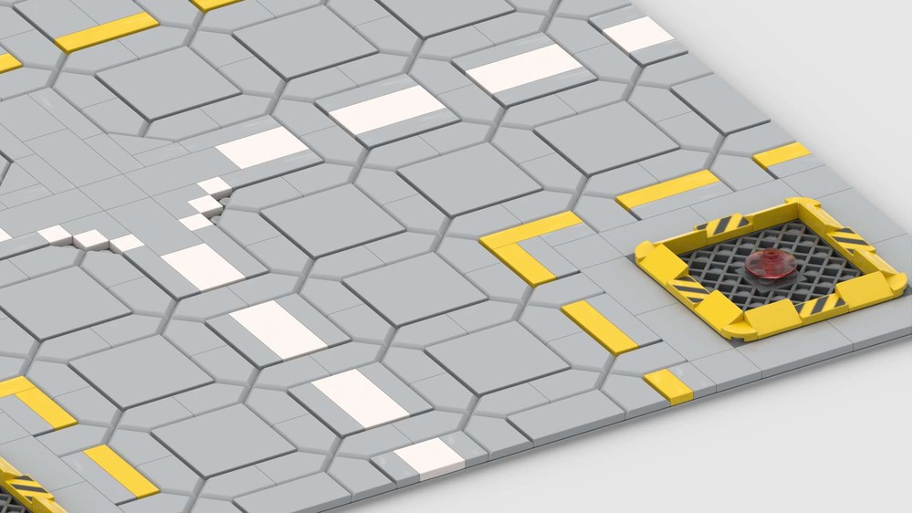 Lego Moc Classic Space Intersection Road V2 By Aventurium