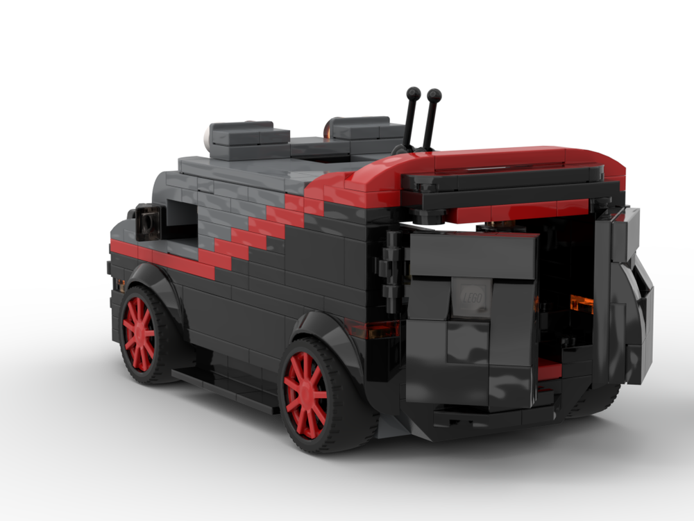 LEGO MOC A-Team Van - FREE by STEVELIGGETT | Rebrickable - Build with LEGO