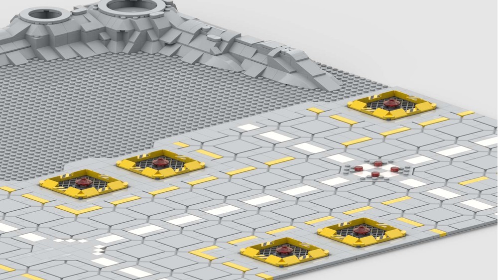 Lego Moc Classic Space Base Formation V2 By Aventurium Rebrickable