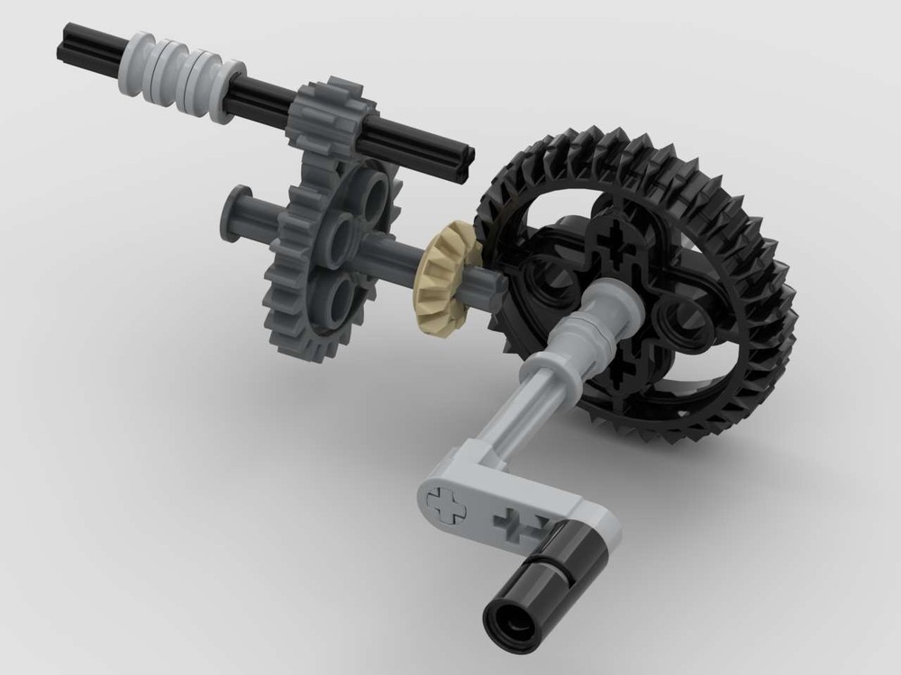 LEGO MOC Hand-powered Personal Cooling Fan by N1K0L4 | Rebrickable ...
