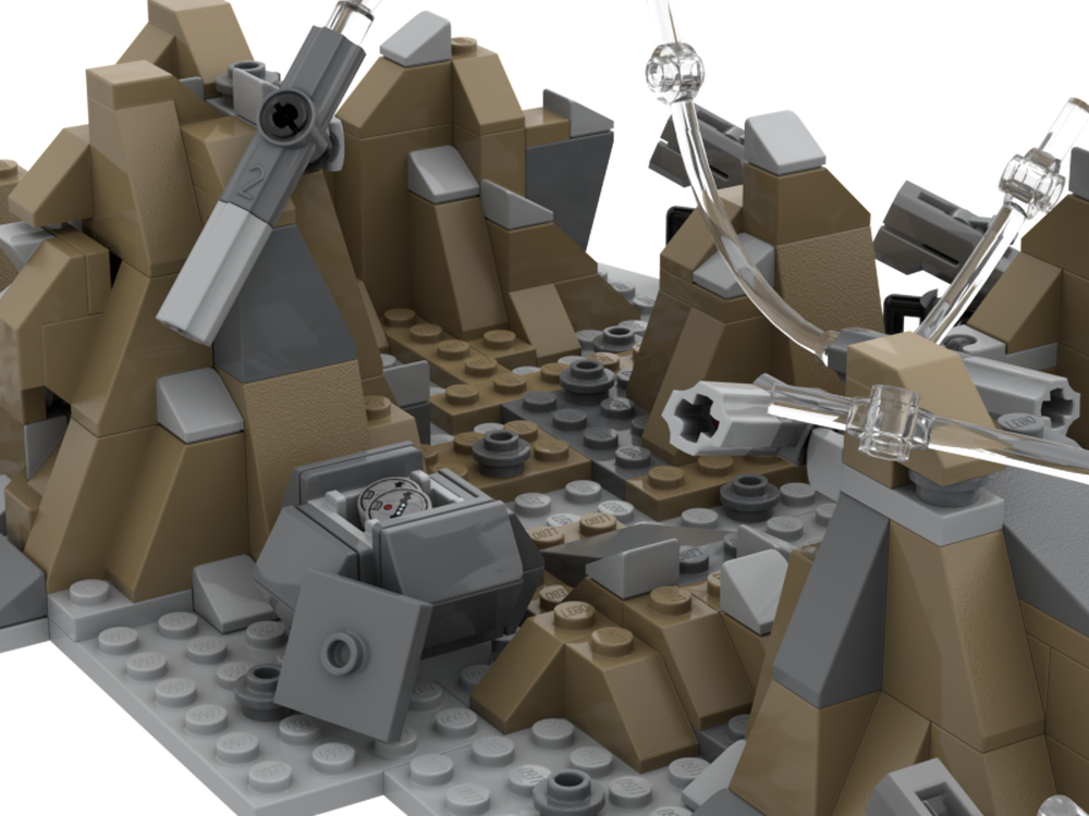 Lego Moc Ambush On Mandalore Battle Pack X5 Alternate Build By Britton