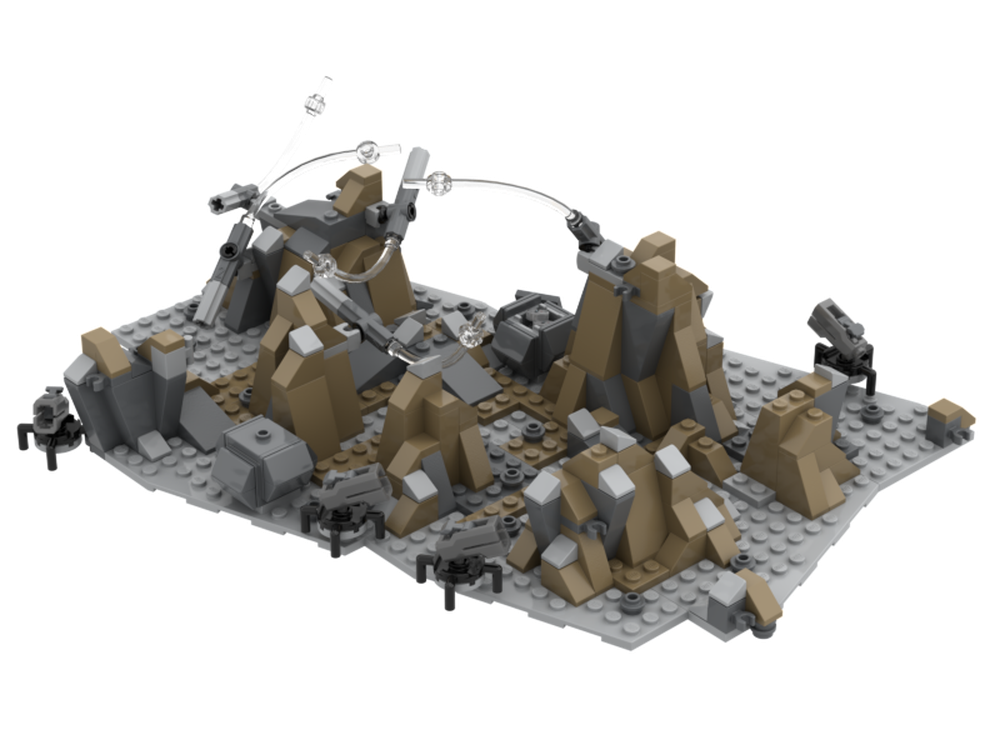 Lego Moc Ambush On Mandalore Battle Pack X5 Alternate Build By Britton