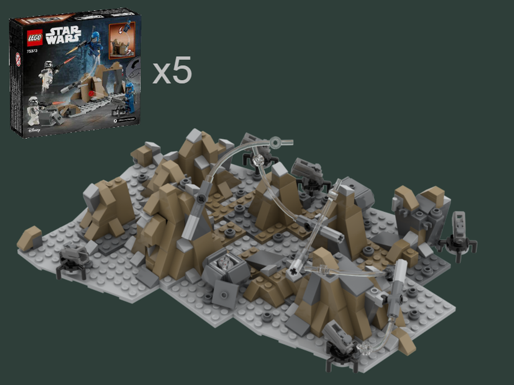 LEGO MOC Ambush On Mandalore Battle Pack x5 Alternate Build by Britton ...