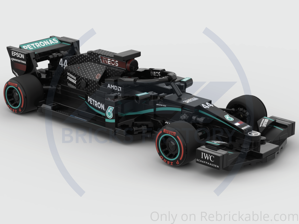 LEGO MOC F1 Mercedes W11 by Pit Lane Bricks Factory | Rebrickable ...