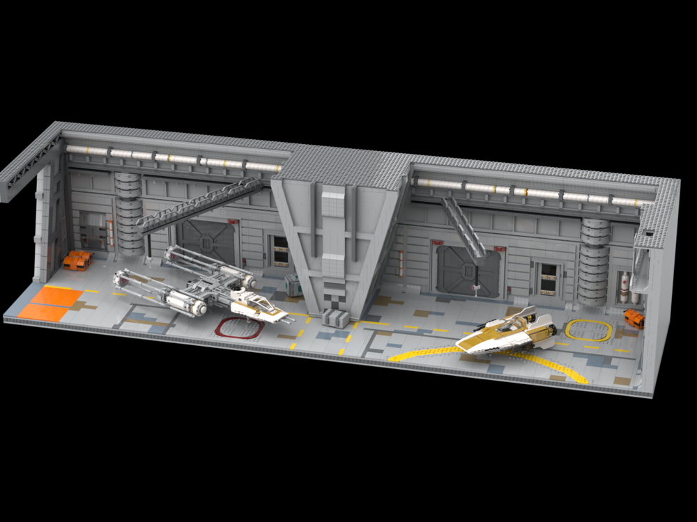 Lego Moc Rebels Hangar By Rvn0516 Rebrickable Build With Lego