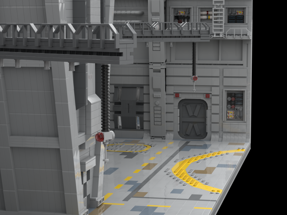 Lego Moc Rebels Hangar By Rvn0516 Rebrickable Build With Lego