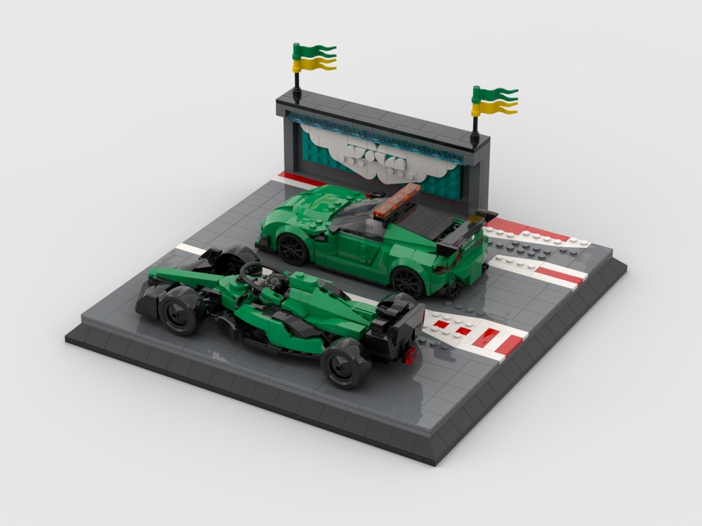 LEGO MOC Display for set 76925 - Aston Martin Vantage Safety Car ...