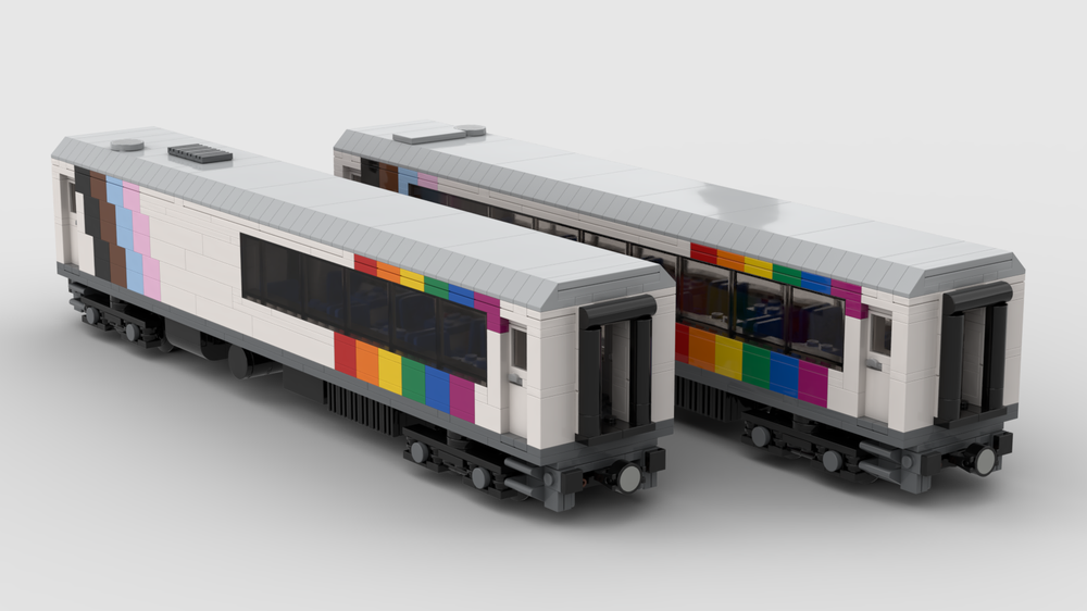 LEGO MOC Progress Express Dining Cars by Exie_Baby | Rebrickable ...