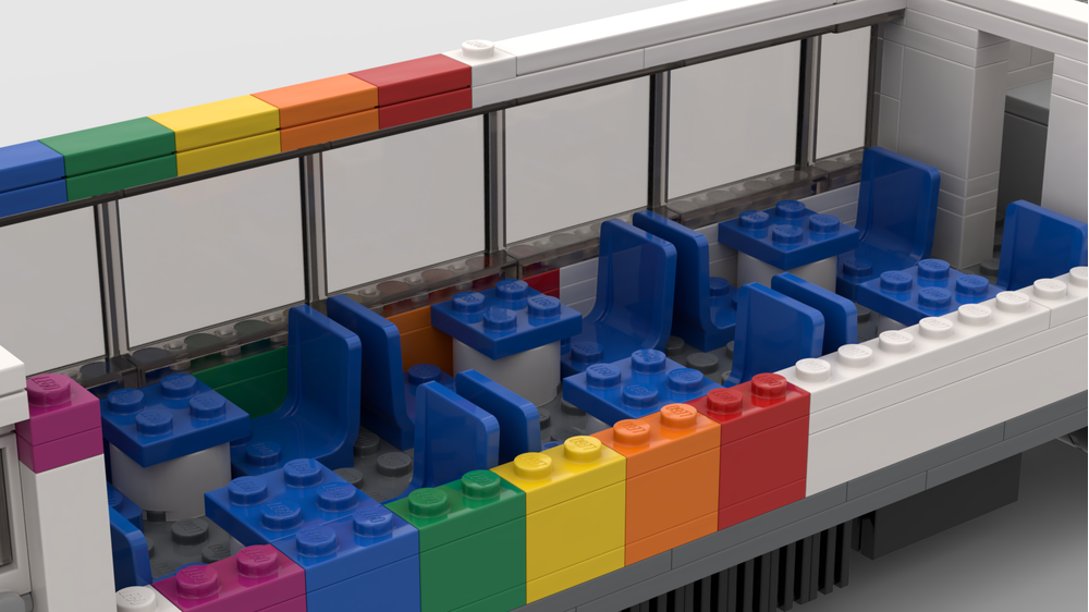 LEGO MOC Progress Express Dining Cars by Exie_Baby | Rebrickable ...