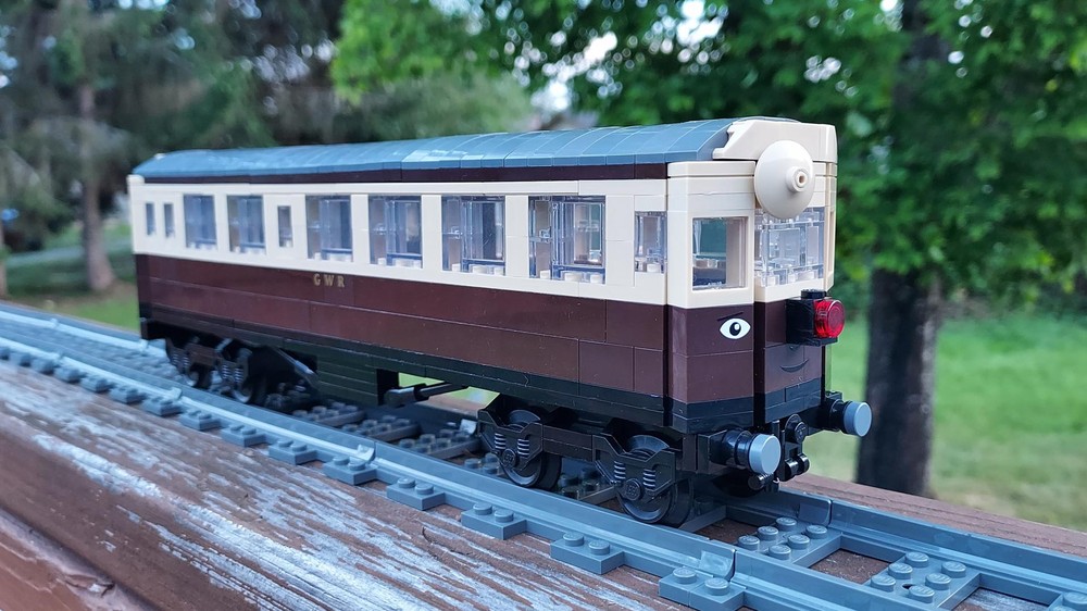 LEGO MOC GWR Autocoach by WoodenToby | Rebrickable - Build with LEGO