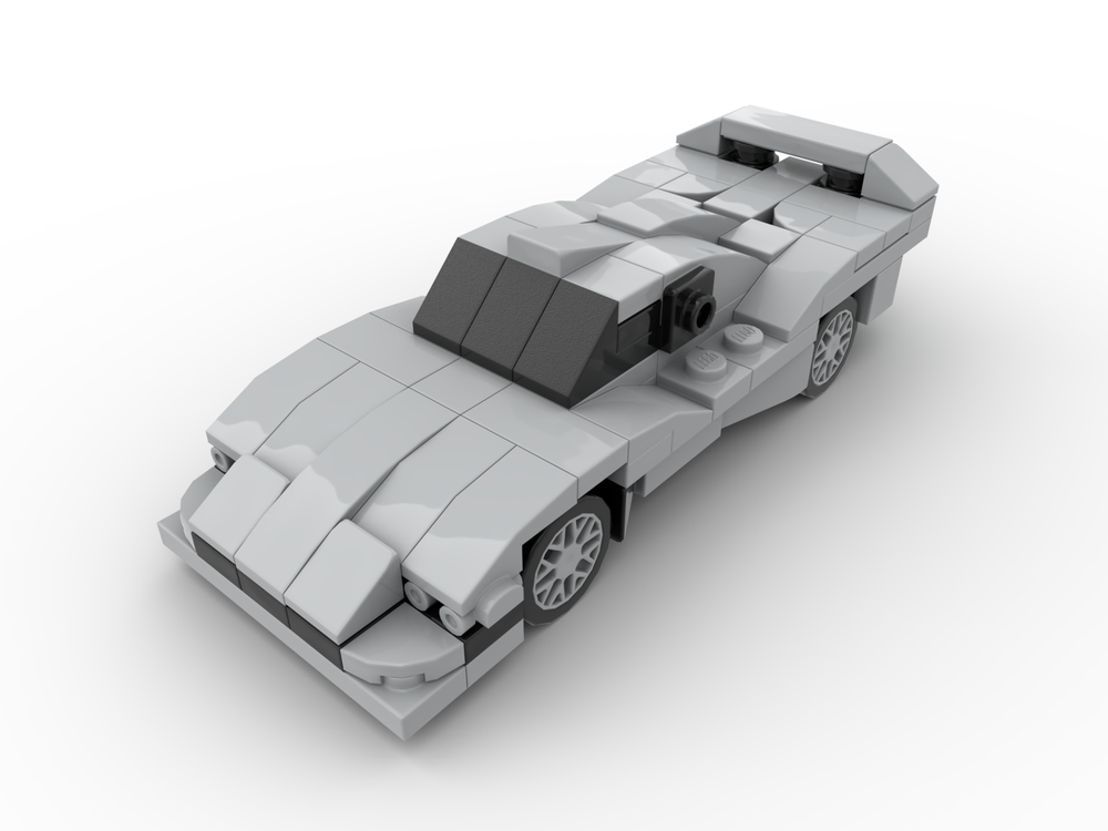 LEGO MOC Mercedes CLK GTR by Airworks | Rebrickable - Build with LEGO