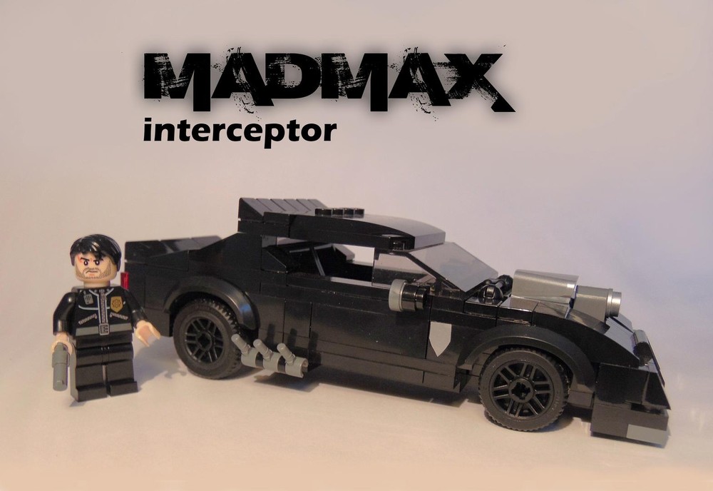 LEGO MOC Mad Max interceptor pursuit car minifig scale by adrianmacey ...