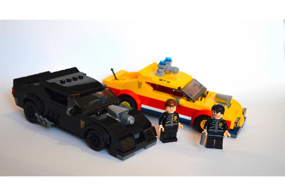 Lego Moc Mad Max Interceptor Pursuit Car Minifig Scale By Adrianmacey