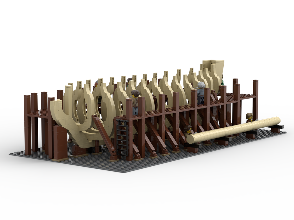 LEGO MOC Medieval ship wharf by Henktor | Rebrickable - Build with LEGO