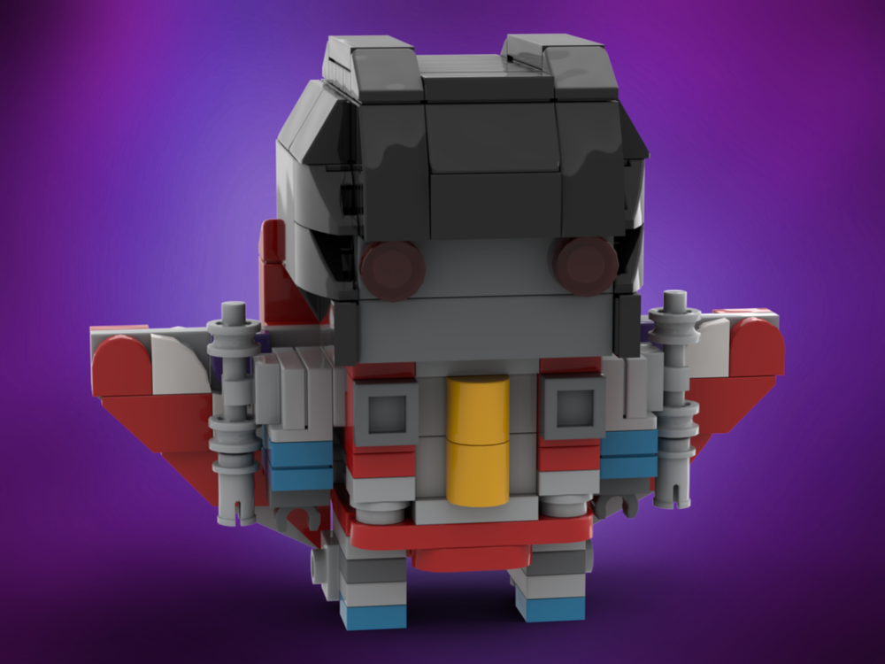 LEGO MOC Starscream Brickheadz by Ant0noo | Rebrickable - Build with LEGO
