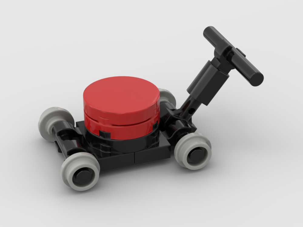 LEGO MOC Push mower by ORBcreations | Rebrickable - Build with LEGO