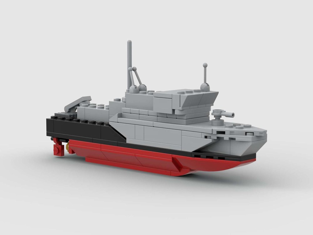 LEGO MOC Minenjagdboot Grömitz - M1064 - Mine Hunting Vessel - German ...