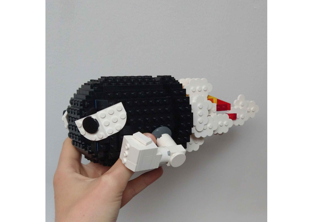 LEGO MOC Bullet Bill - Display Figure 04 - Super Mario Bros. by DotNet ...