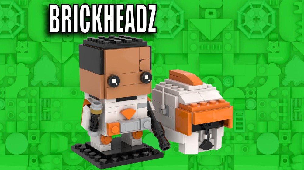 LEGO MOC Clone Commander Cody Brickheadz 40675 Modified Face & Phase 1 ...