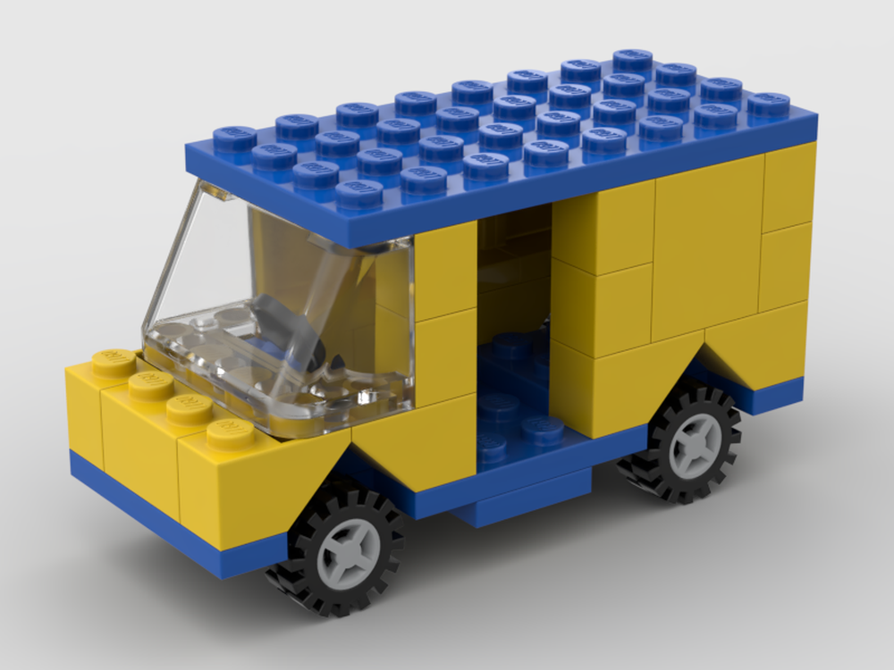LEGO MOC Delivery van by ORBcreations | Rebrickable - Build with LEGO