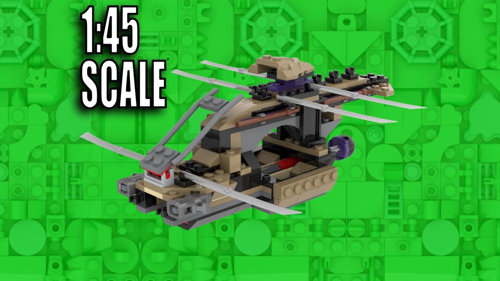 LEGO MOC Wookie Fluttercraft Minifigure Scale 70746 Modified Build by ...