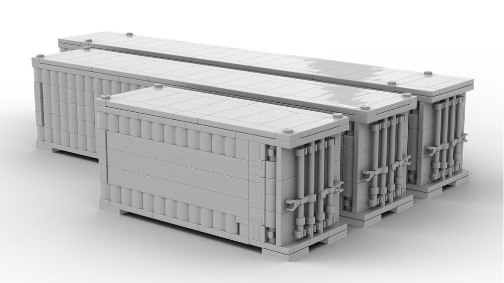 LEGO MOC V2 Containers (Sticker Friendly) by Yellow.LXF | Rebrickable ...