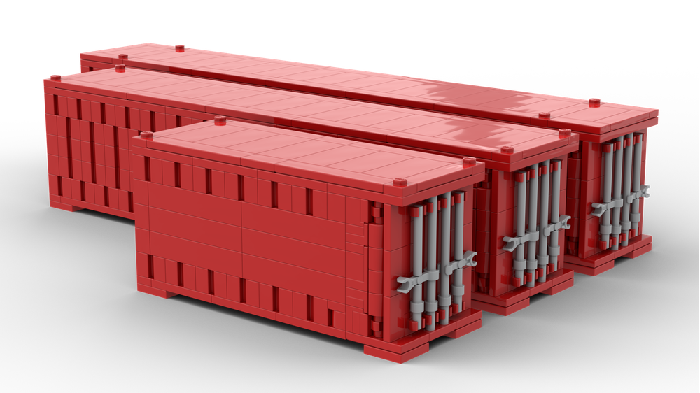 LEGO MOC V2 Containers (Sticker Friendly) by Yellow.LXF | Rebrickable ...