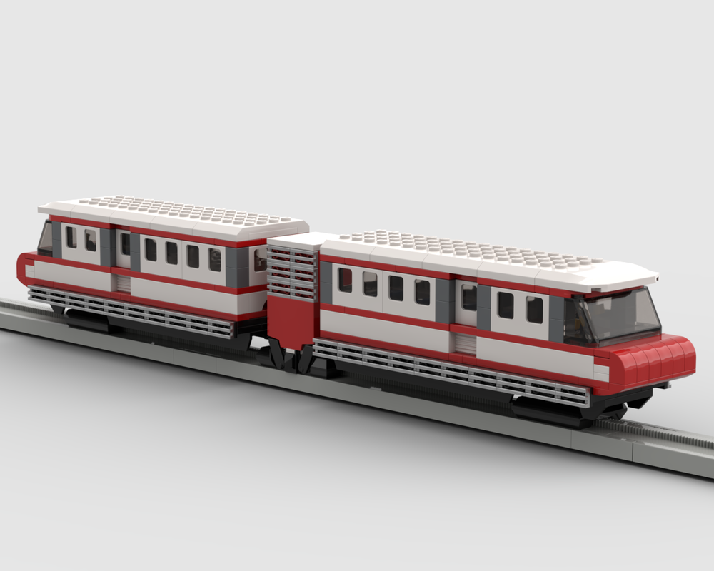 LEGO MOC City Passenger Monorail by fensterman | Rebrickable - Build ...
