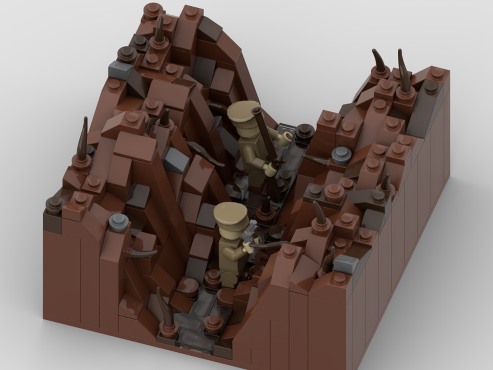 LEGO MOC 16x16 Dirt Trench by Bangarang- | Rebrickable - Build with LEGO