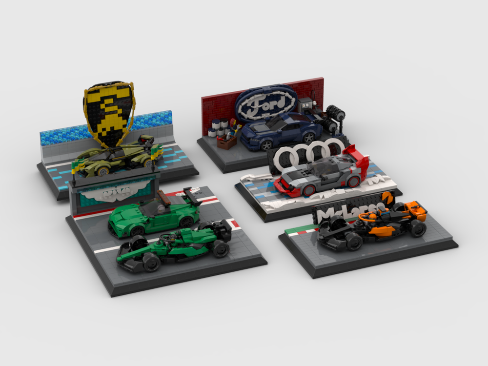LEGO MOC Speed Champions Display pack by gabizon | Rebrickable - Build ...