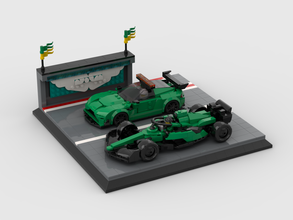 Lego Moc Speed Champions Display Pack By Gabizon Rebrickable Build
