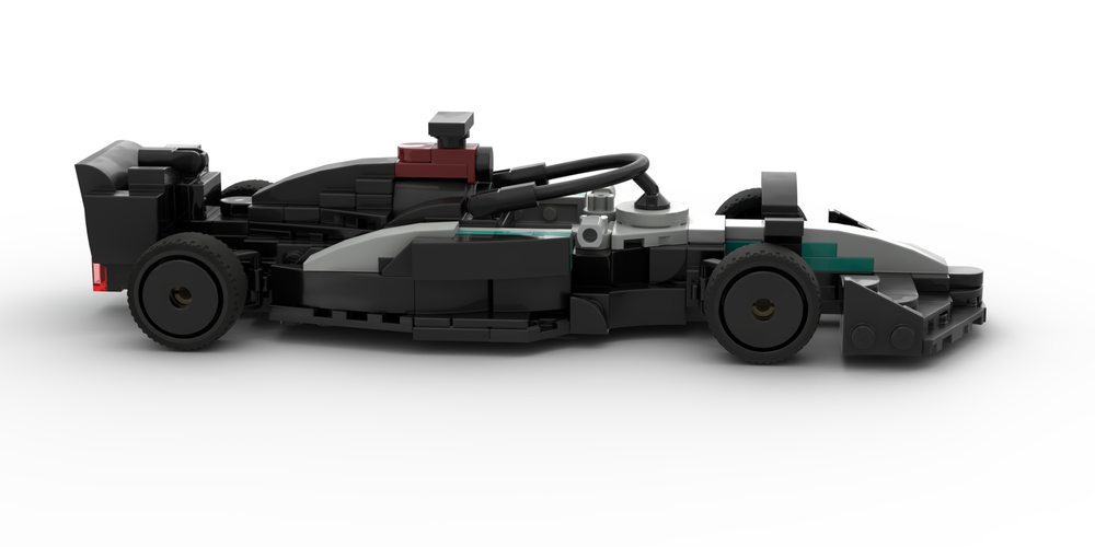 Lego Moc Formula 1 Mercedes W15 By Fangtom Bricks Rebrickable Build