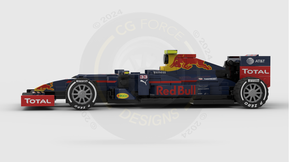 LEGO MOC F1 Redbull RB12 by CGForceDesigns | Rebrickable - Build with LEGO