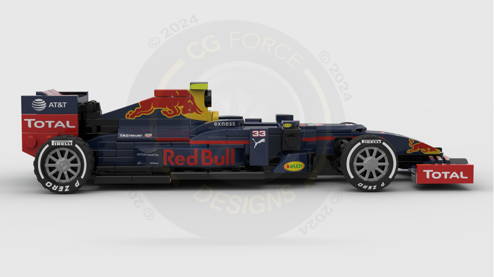 LEGO MOC F1 Redbull RB12 by CGForceDesigns | Rebrickable - Build with LEGO