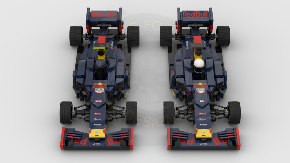LEGO MOC F1 Redbull RB12 by CGForceDesigns | Rebrickable - Build with LEGO